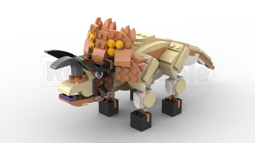 LEGO MOC Triceratops adorabilis (LEGO 31137 Alternate) by pluTOMium ...