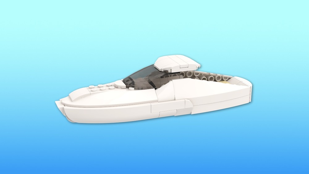 LEGO MOC Modern Speed Boat by felix.rebricks | Rebrickable - Build with ...