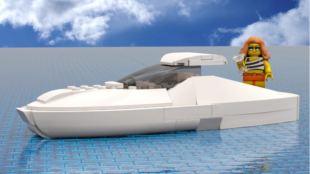LEGO MOC-212331 Modern Speed Boat by felix.rebricks | Rebrickable ...