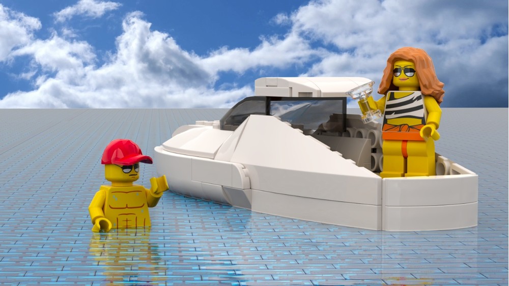 LEGO MOC-212331 Modern Speed Boat by felix.rebricks | Rebrickable ...