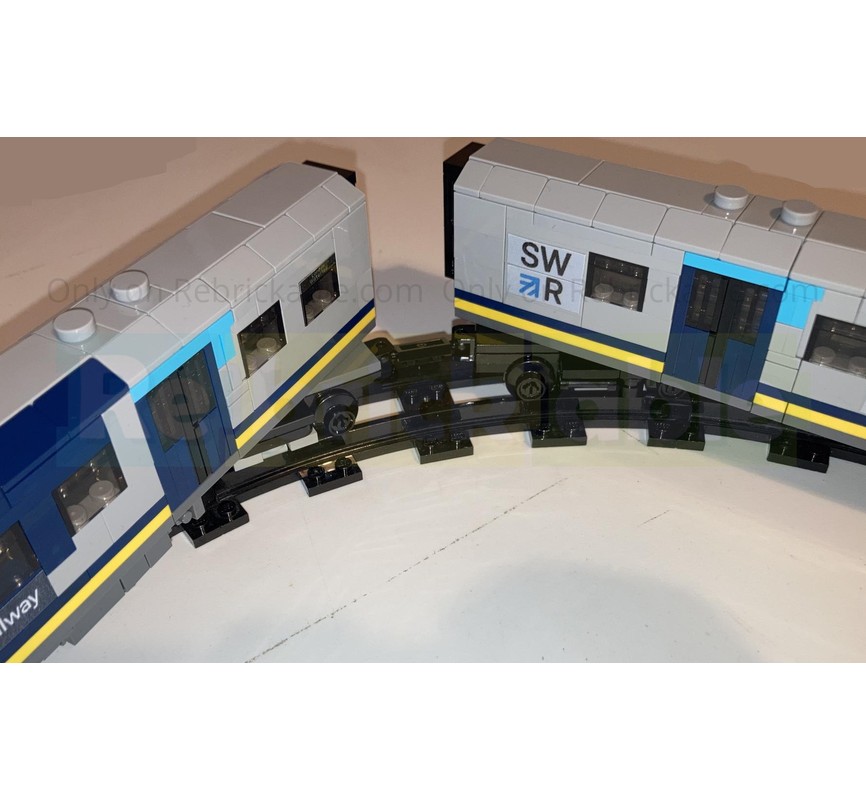 LEGO MOC 4-Wide Class 450 Desiro Four Carriage EMU Train In South ...