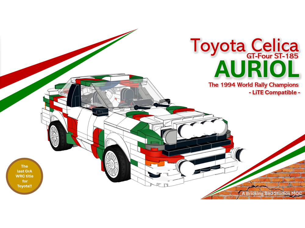 LEGO MOC Toyota Celica AURIOL'94/GT-Four (5th Gen/ST-185)/'INTO THE ...