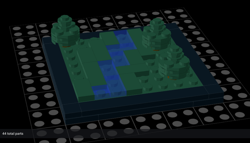 LEGO MOC Mini river diorama by Chickennuggie | Rebrickable - Build with ...