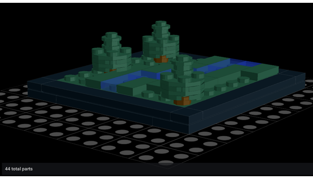 LEGO MOC Mini river diorama by Chickennuggie | Rebrickable - Build with ...