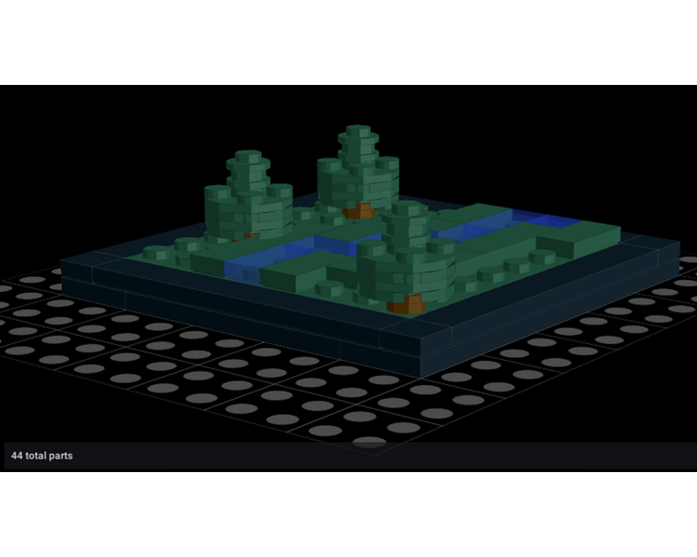 LEGO MOC Mini river diorama by Chickennuggie | Rebrickable - Build with ...