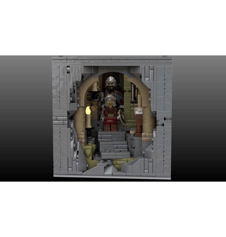 LEGO MOC Fantasy diorama - the dark dungeon entrance by raguidel ...
