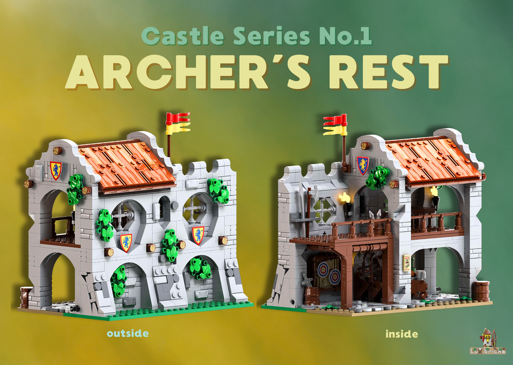 LEGO MOC Archer's Rest (Castle Series No. 1) by lux.bricks ...