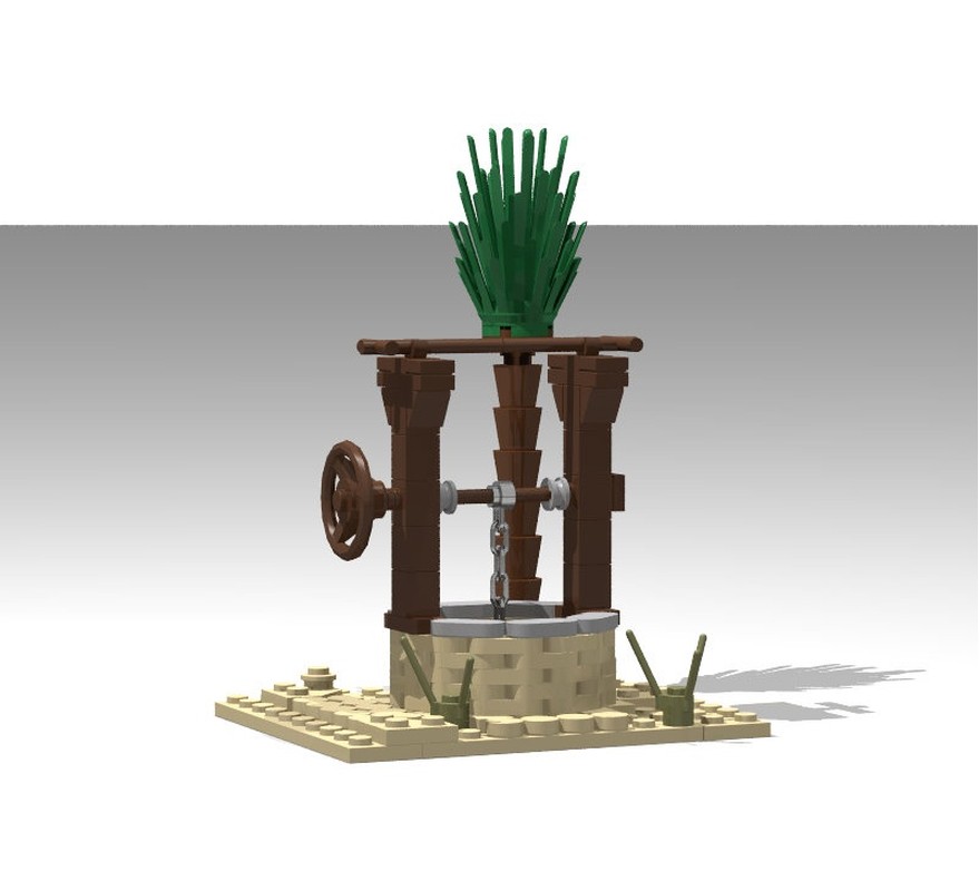 LEGO MOC Desert Village Well by fredmat4 | Rebrickable - Build with LEGO