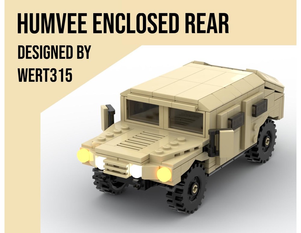 LEGO MOC-212397 Humvee (High Mobility Multipurpose Wheeled Vehicle) by ...