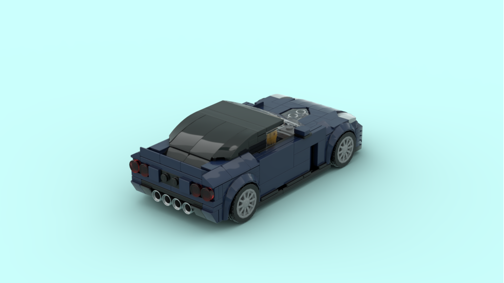 LEGO MOC Corvette C6 ZR1 by CarAddict | Rebrickable - Build with LEGO
