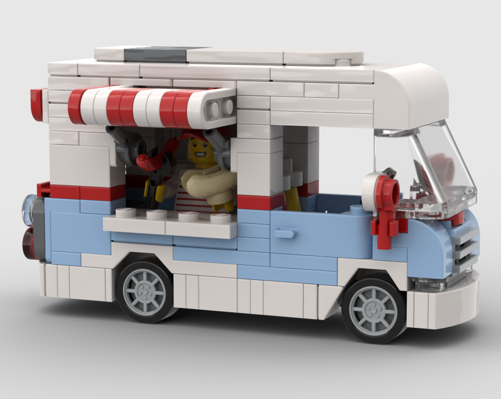 LEGO MOC Retro Food Truck by Deadlywere | Rebrickable - Build with LEGO