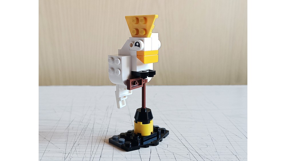 LEGO MOC Cockatoo by WoodenBoxProjects | Rebrickable - Build with LEGO