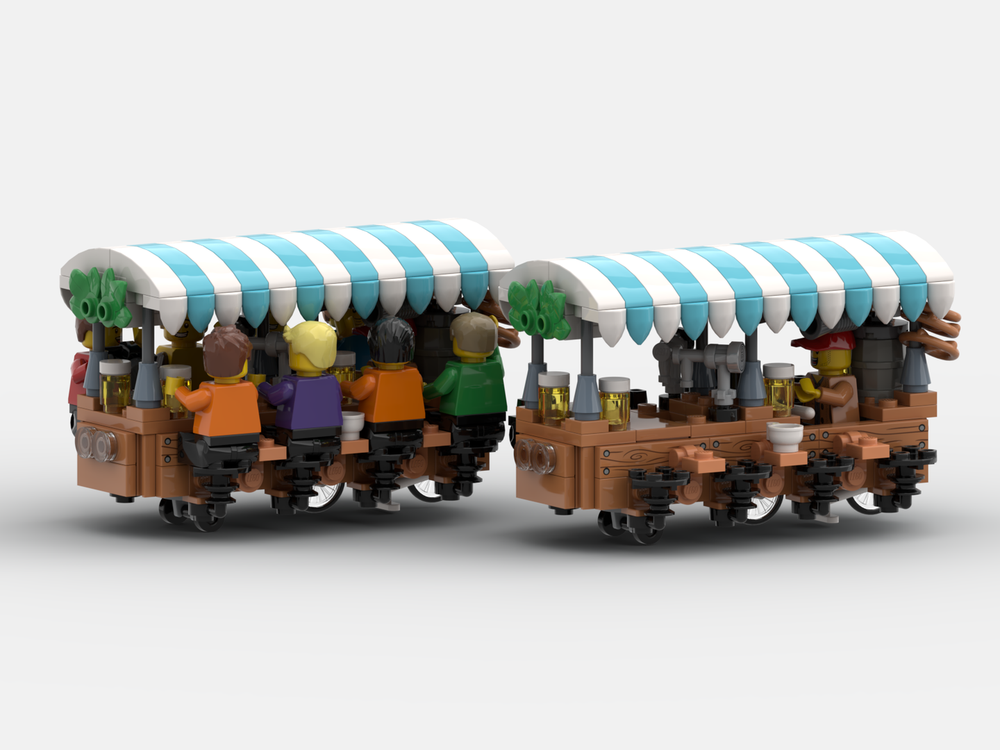 LEGO MOC Beer Bike by BrickHappens | Rebrickable - Build with LEGO
