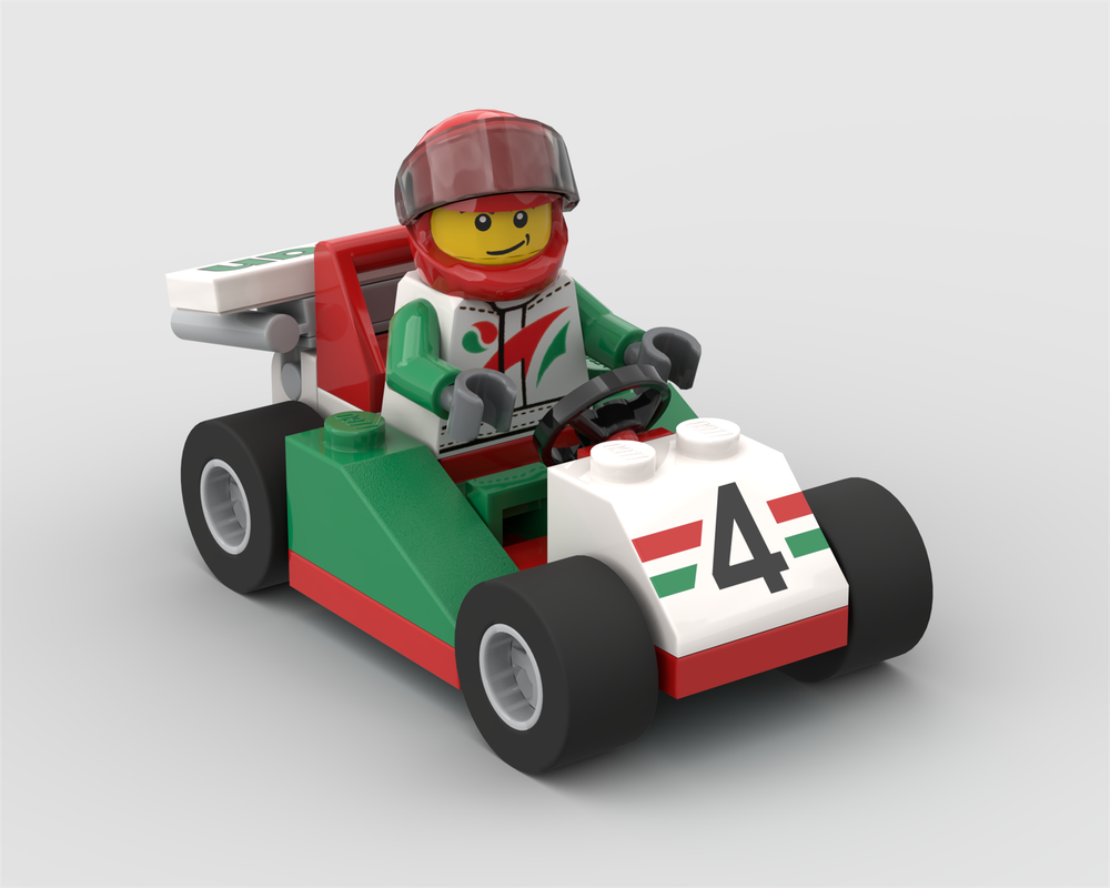 LEGO MOC Octan Go-Kart by Briquoleur | Rebrickable - Build with LEGO