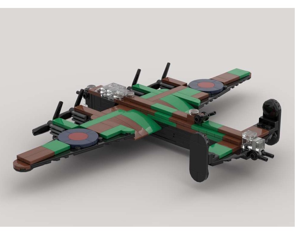 LEGO MOC Avro Lancaster (1/110 scale) by Vincent W | Rebrickable ...