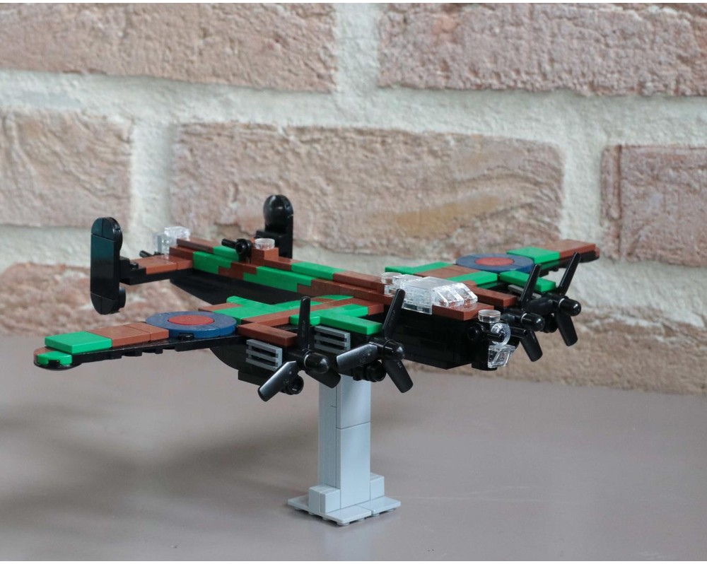 LEGO MOC Avro Lancaster (1/110 scale) by Vincent W | Rebrickable ...