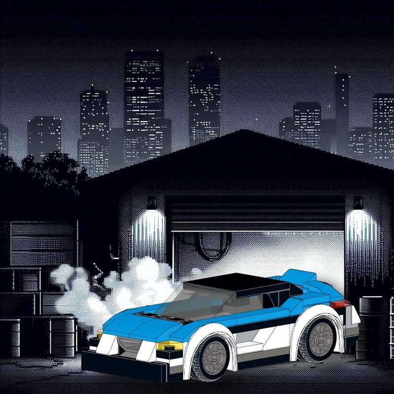 LEGO MOC Night Driver by Keep On Bricking | Rebrickable - Build with LEGO