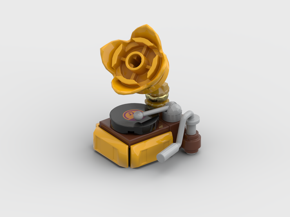 LEGO MOC Gramophone by BrickHappens | Rebrickable - Build with LEGO