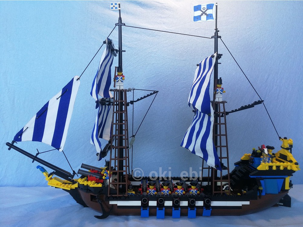 LEGO MOC Blue Parrot - The Pirate Hunter - Caribbean Clipper MOD by oki ...