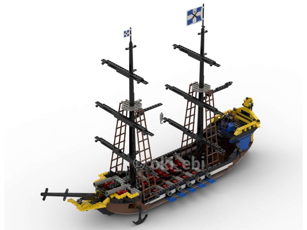 LEGO MOC Blue Parrot - The Pirate Hunter - Caribbean Clipper MOD by oki ...