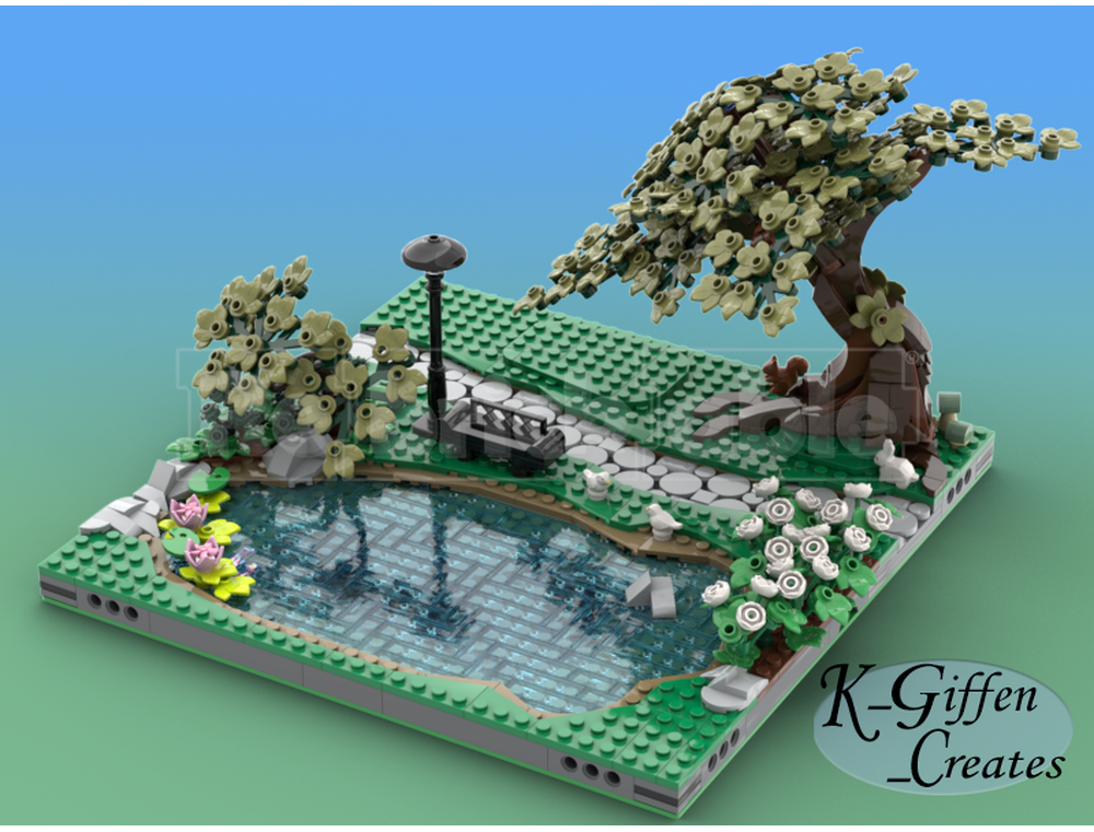 LEGO MOC The Pond by K_Giffen_Creates | Rebrickable - Build with LEGO