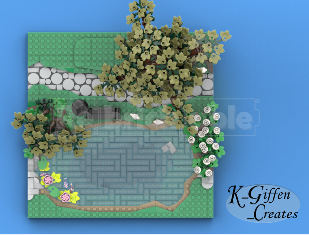 LEGO MOC-212475 The Pond by K_Giffen_Creates | Rebrickable - Build with ...