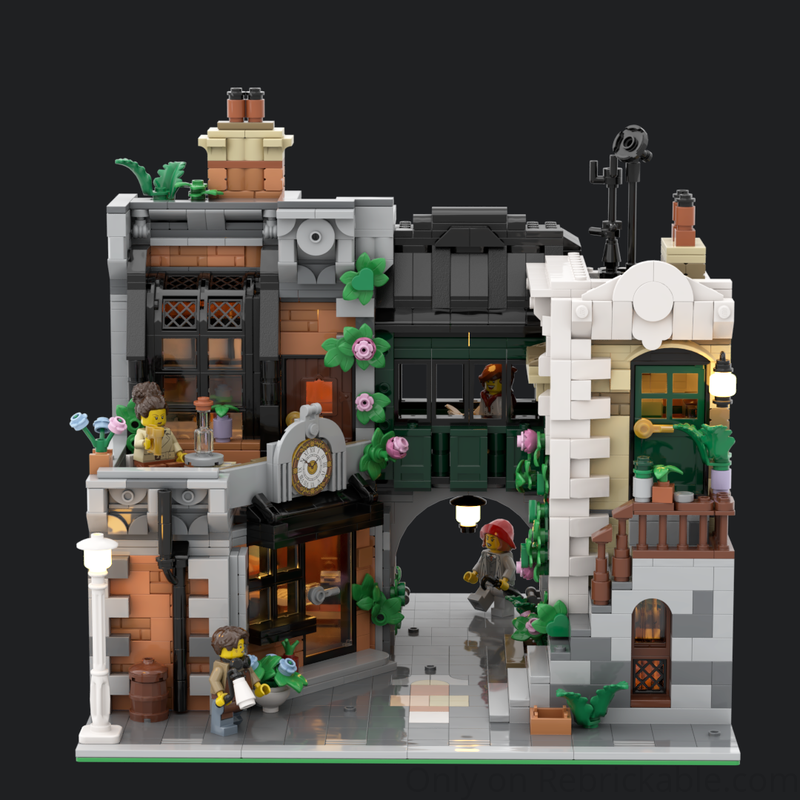 LEGO MOC Community Square [Alt Build of 10350] by rebelnili ...