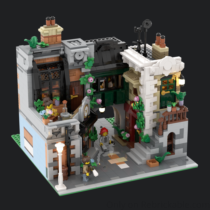 LEGO MOC-212483 Community Square [Alt Build of 10350] by rebelnili ...