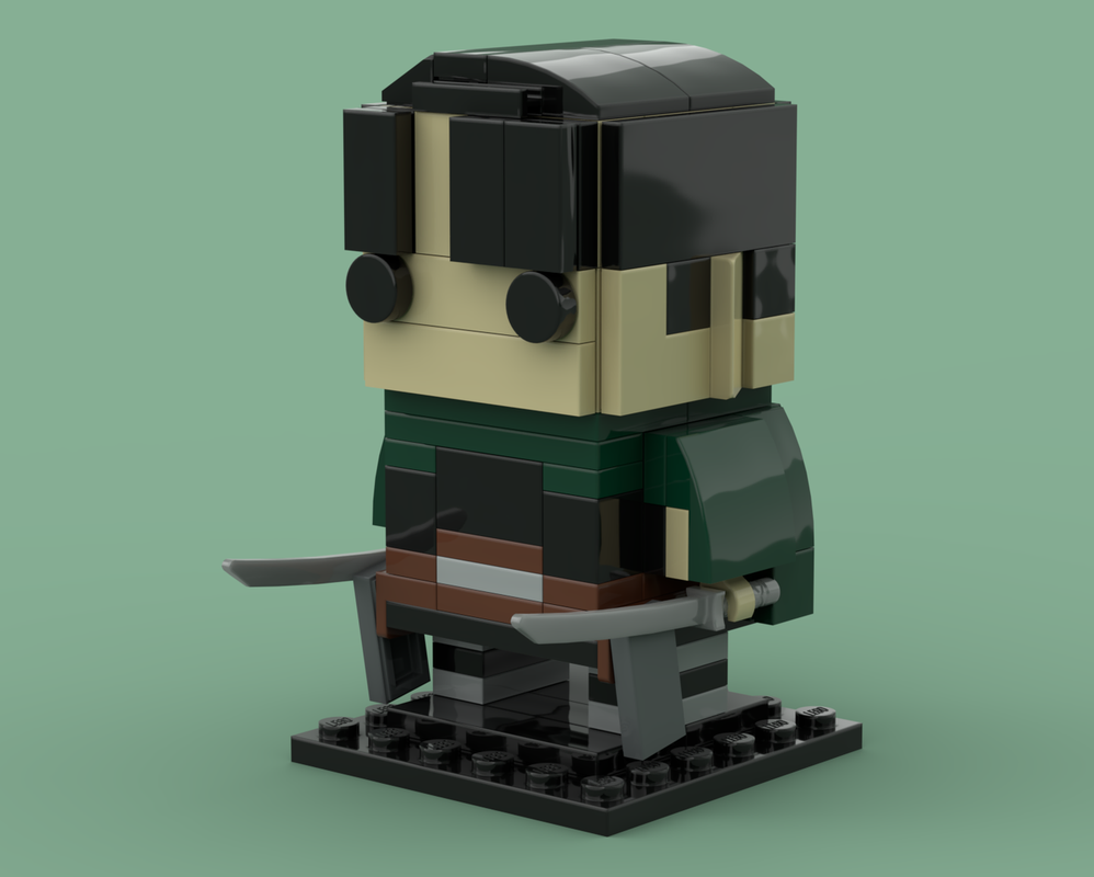 LEGO MOC BrickHeadz of Levi from Attack on Titan by Eve n Bricks ...