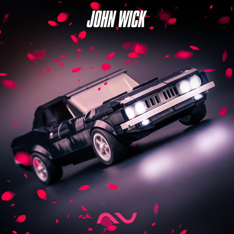 LEGO MOC Plymouth Cuda (John Wick) by NV Carmocs | Rebrickable - Build with LEGO