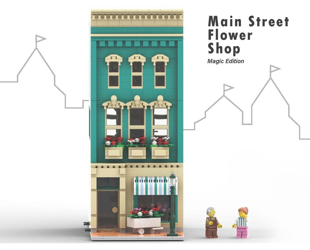 LEGO MOC Main Street Flower Shop – Magic Edition by daimonetto ...