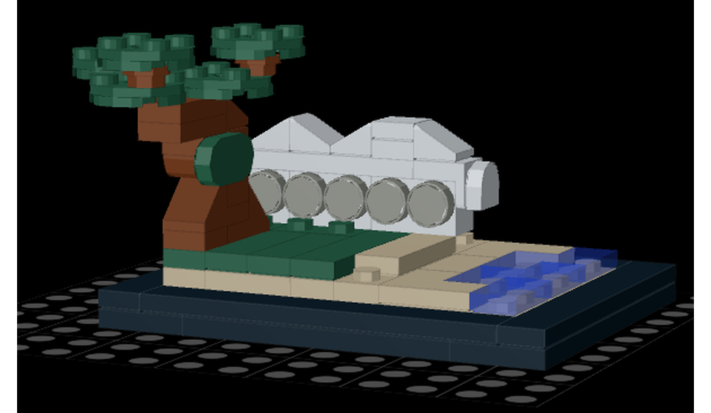 LEGO MOC Micro scale Kashyyyk Diorama by Chickennuggie | Rebrickable ...