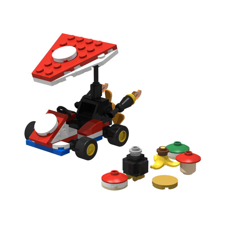 LEGO MOC-212541 Minifigure Scale Mario Kart by King_Slime_The_3rd ...