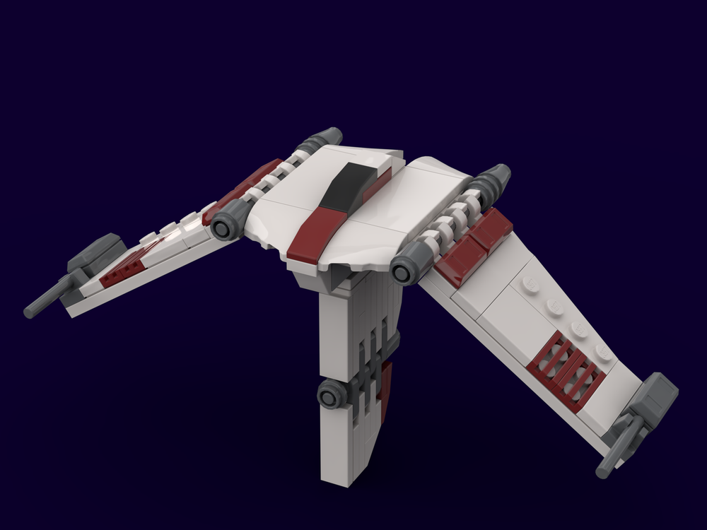 LEGO MOC-212544 Republic Shuttle and Starfighters (1:125 scale) by ...