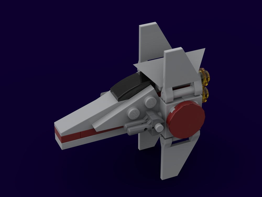 LEGO MOC-212544 Republic Shuttle and Starfighters (1:125 scale) by ...