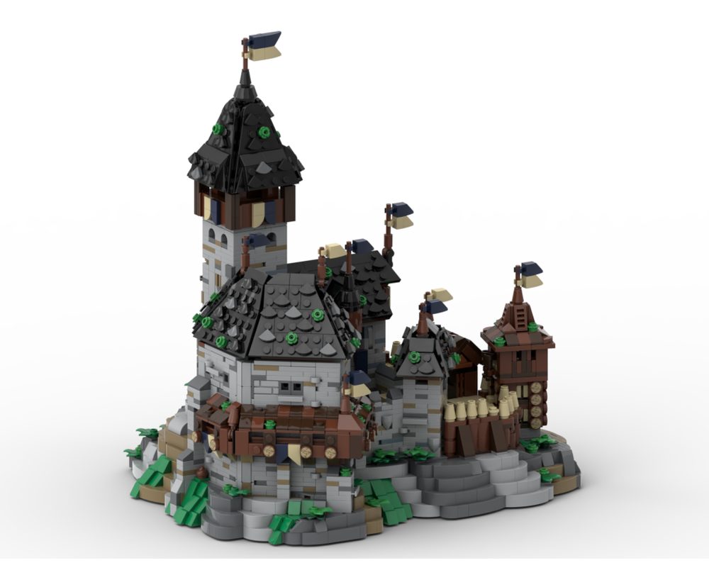 LEGO MOC-212550 Mini Blaustein Castle - Residence of Duke Martin I ...