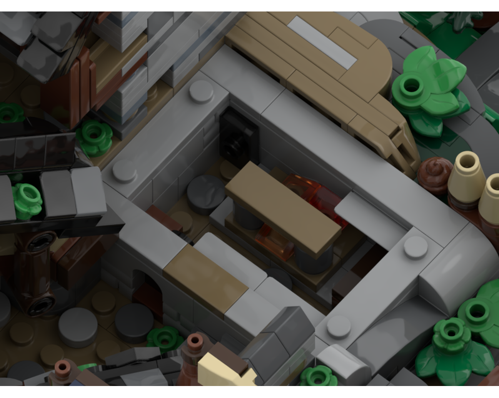 LEGO MOC-212550 Mini Blaustein Castle - Residence of Duke Martin I ...