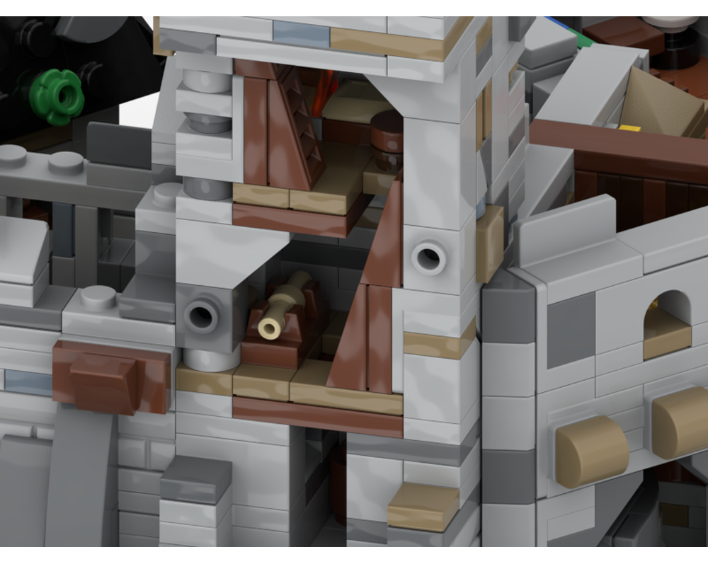 LEGO MOC-212550 Mini Blaustein Castle - Residence of Duke Martin I ...