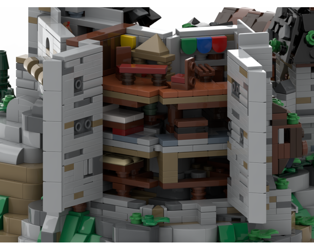 LEGO MOC-212550 Mini Blaustein Castle - Residence of Duke Martin I ...