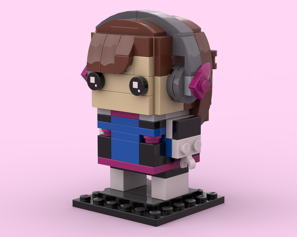 LEGO MOC BrickHeadz of D.va from Overwatch by Eve n Bricks ...