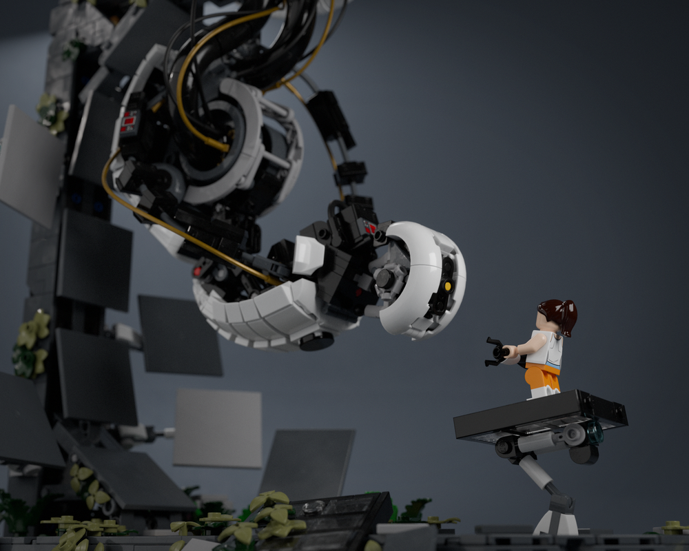 LEGO MOC GLaDOS - Portal 2 by Coosey_Goosey | Rebrickable - Build with LEGO