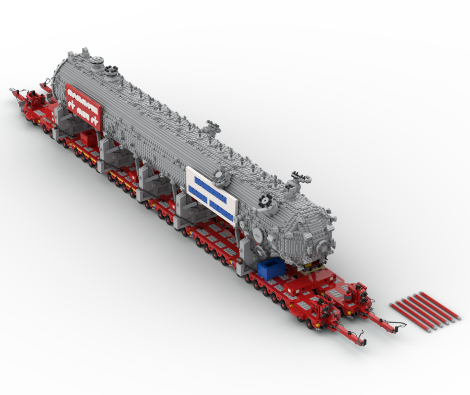 LEGO MOC Mammoth-Stud Reactor and Trailer Bundle by HardytheDoggo ...