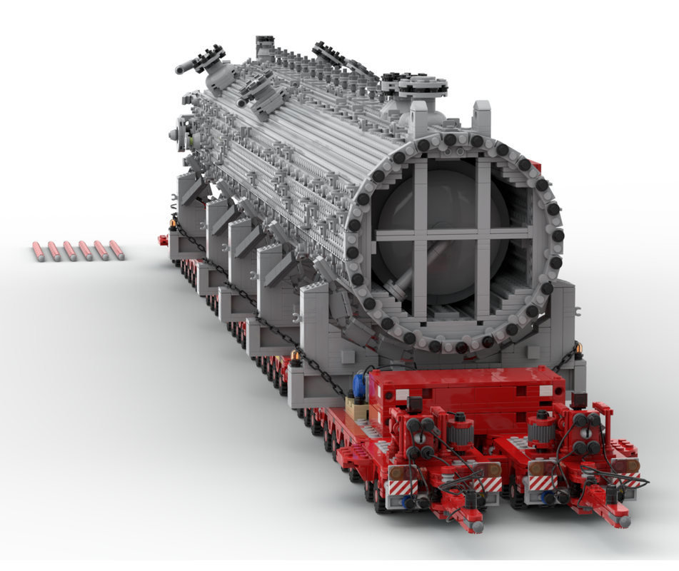 LEGO MOC Mammoth-Stud Reactor and Trailer Bundle by HardytheDoggo ...