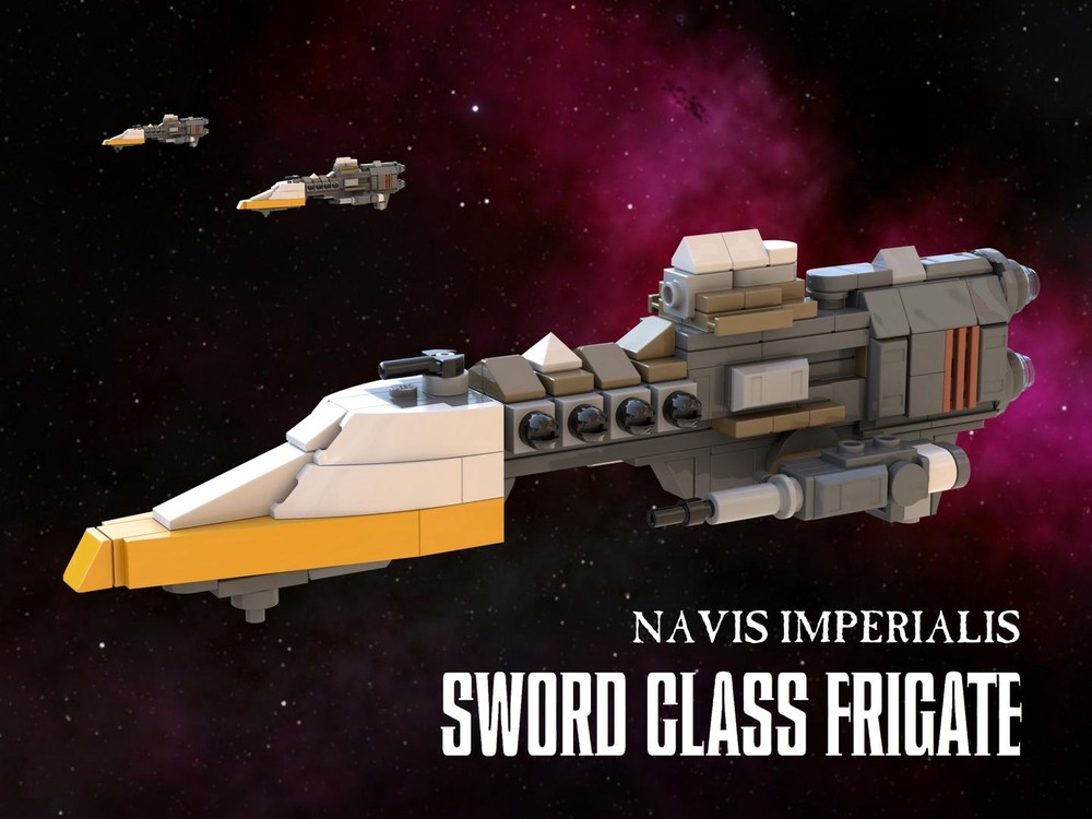 LEGO MOC-212580 Sword Class Frigate, Warhammer 40,000: Battlefleet ...
