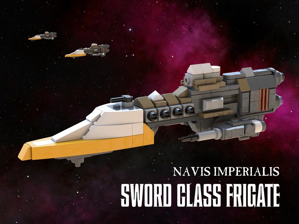 LEGO MOC Sword Class Frigate, Warhammer 40,000: Battlefleet Gothic by ...
