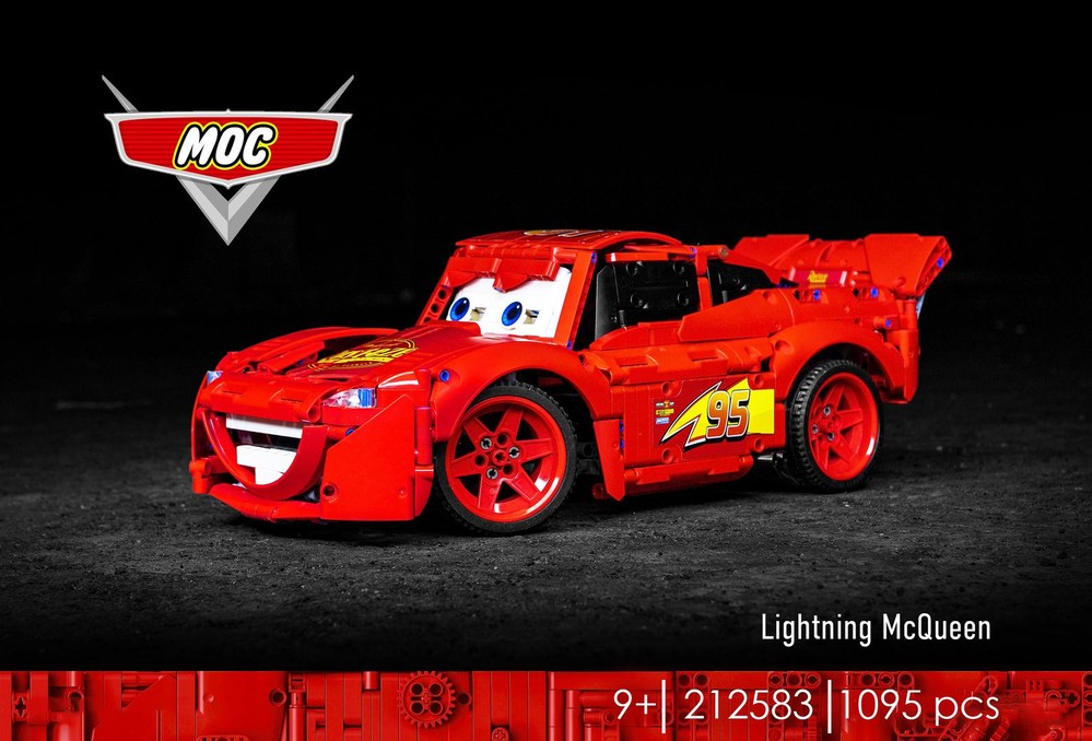 LEGO MOC Lightning McQueen by denismers | Rebrickable - Build with LEGO