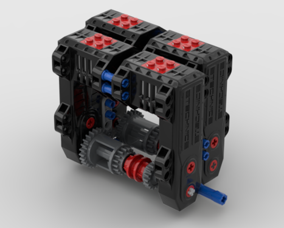 LEGO MOC BuWizz 2th speed Gearbox by TRXRic | Rebrickable - Build with LEGO