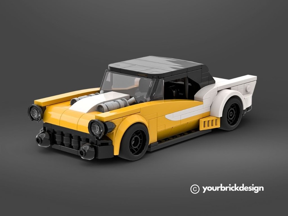 LEGO MOC Custom 57' Chevrolet Bel Air by yourbrickdesign | Rebrickable ...