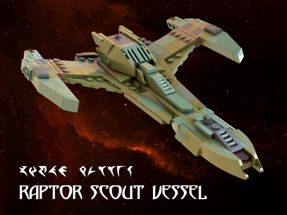 LEGO MOC Klingon Raptor Scout Vessel, Star Trek (IKS Somraw) by RDE260 ...