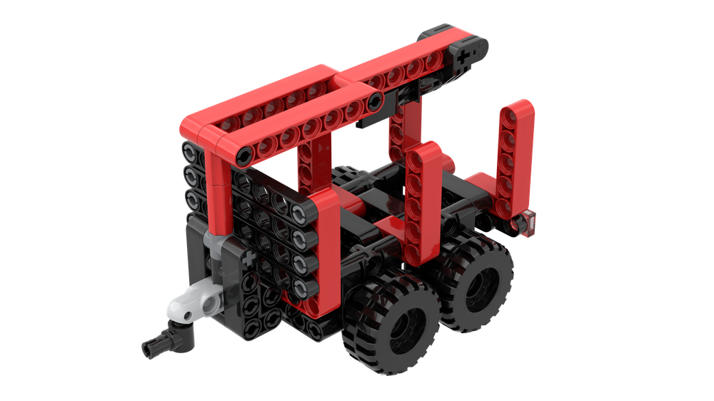 LEGO MOC Logging trailer for Mini Technic Unimog (MOC-212006) by ...